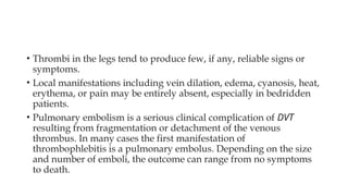 Varicose veins, Thrombophlebitis & Phlebothrombosis.pptx