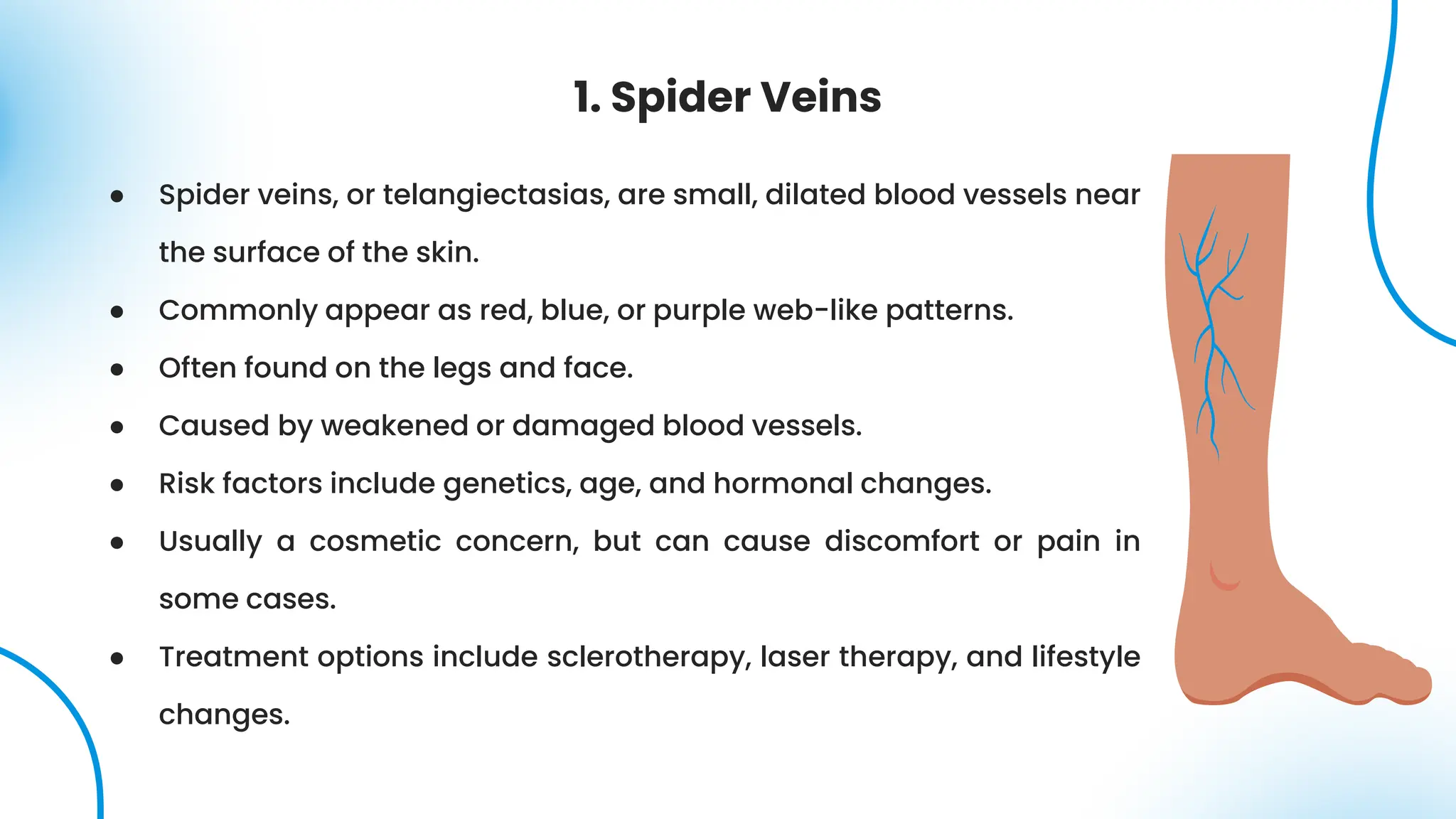 Varicose Veins Types & Symptoms | PPTX