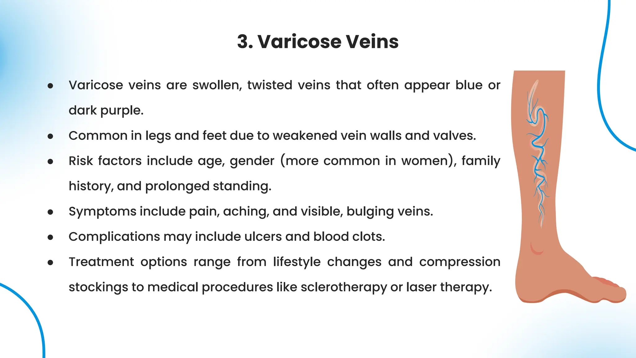Varicose Veins Types & Symptoms | PPTX