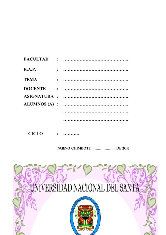 VARIEDADES DE CARATULAS PARA INFORMES ACADÉMICOS .docx