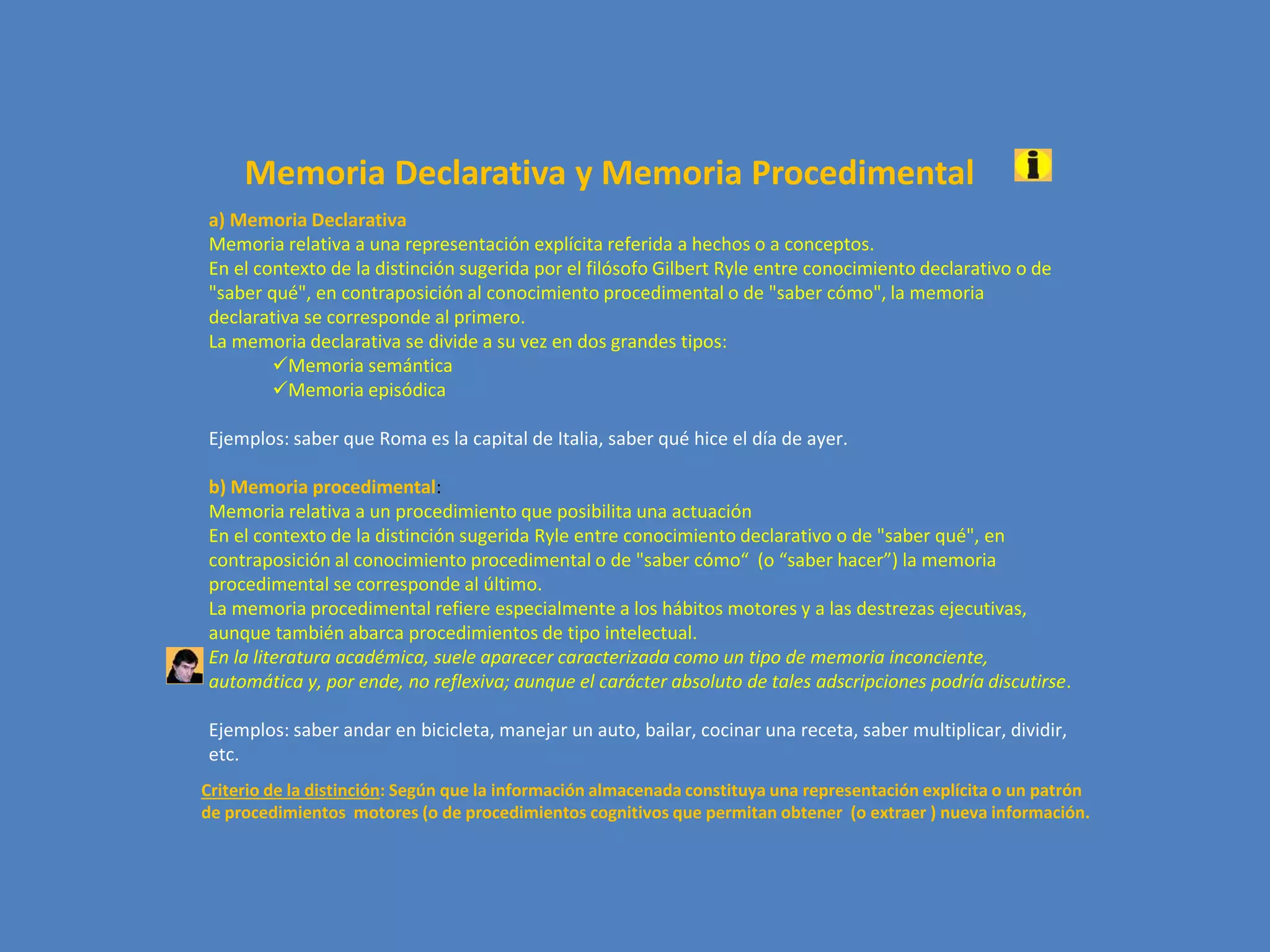 Variedades de la memoria en metáforas y diagramas y comentarios ...
