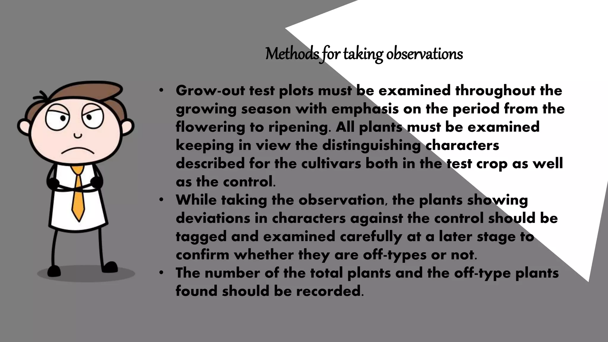 Varietal identification through grow out test | PPTX