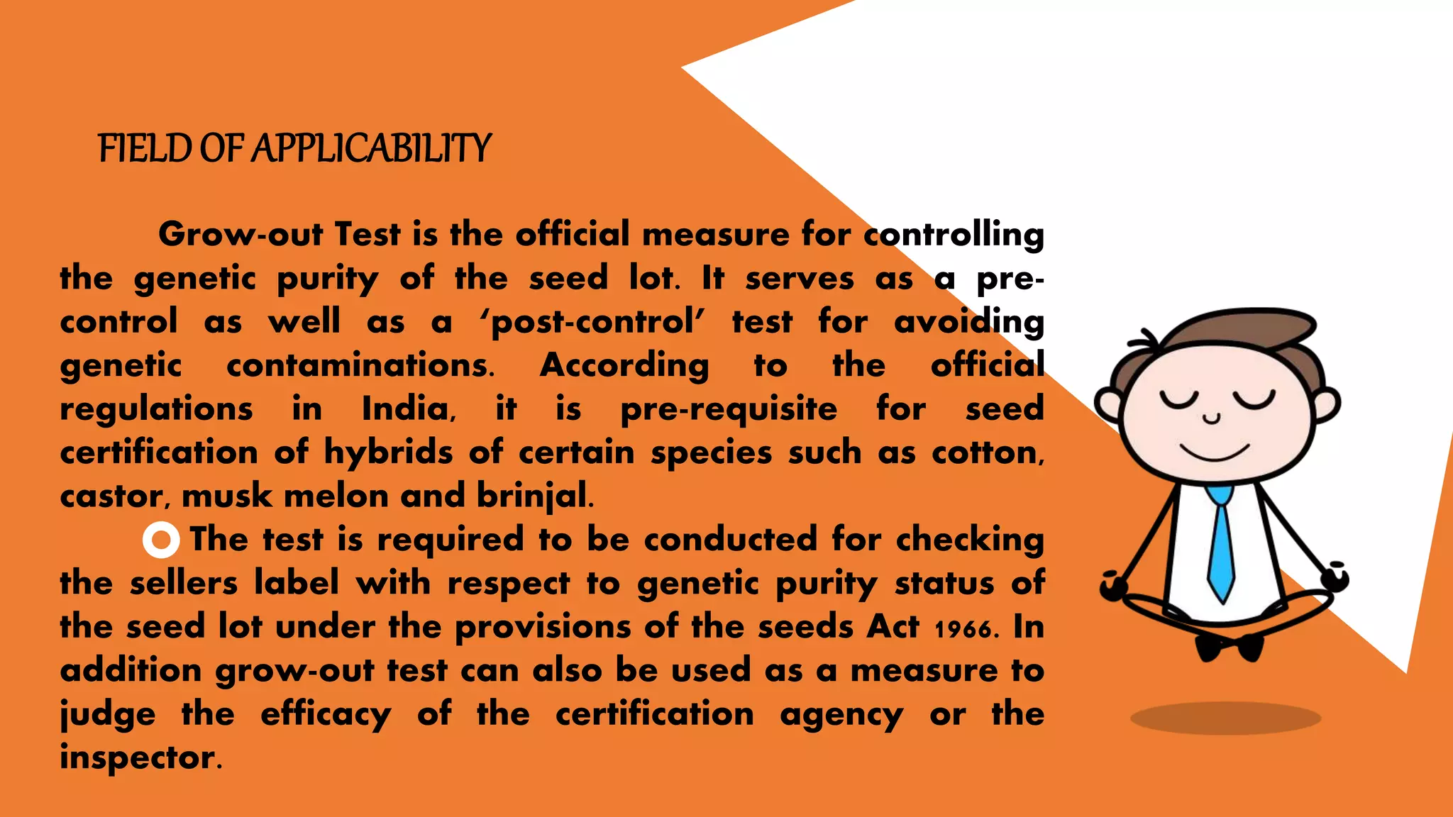 Varietal identification through grow out test | PPTX
