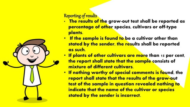 Varietal identification through grow out test | PPTX
