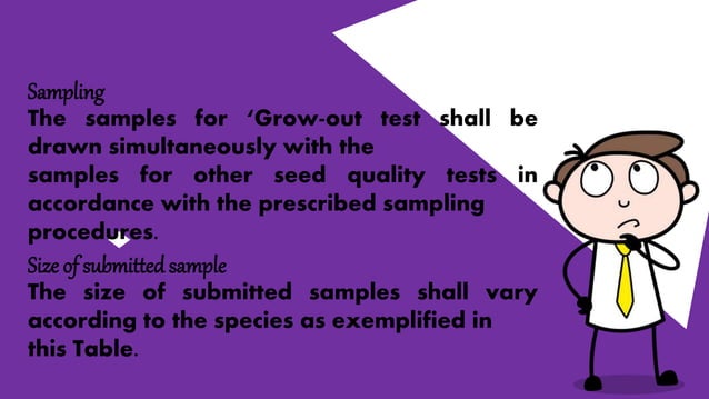 Varietal identification through grow out test | PPTX