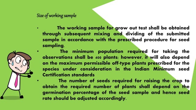 Varietal identification through grow out test | PPTX