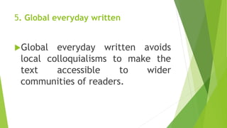 VARIETIES AND REGISTERS OF SPOKEN AND WRITTEN ENGLISH.pptx