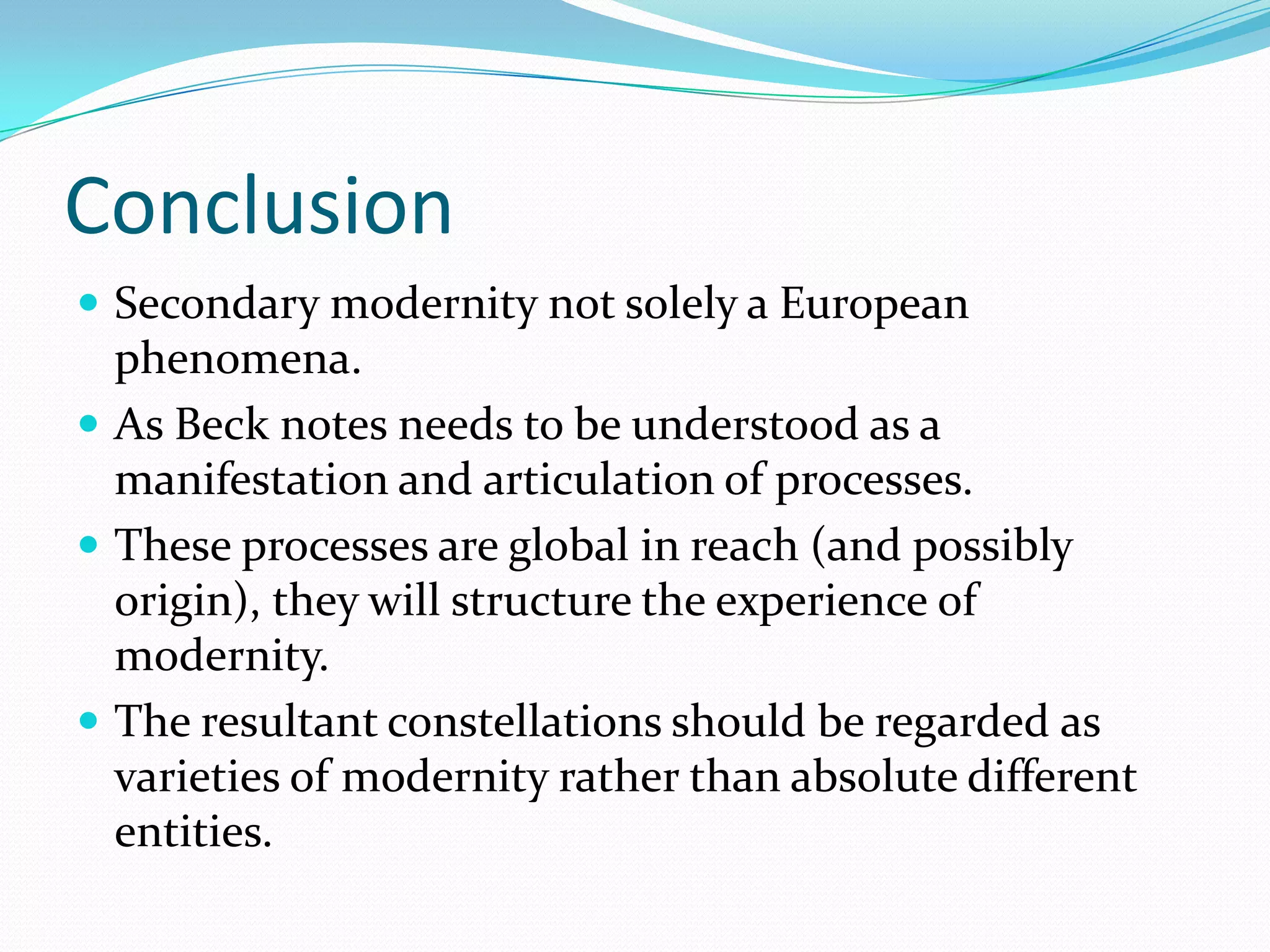 Varieties of capitalism, varieties of modernity | PPTX