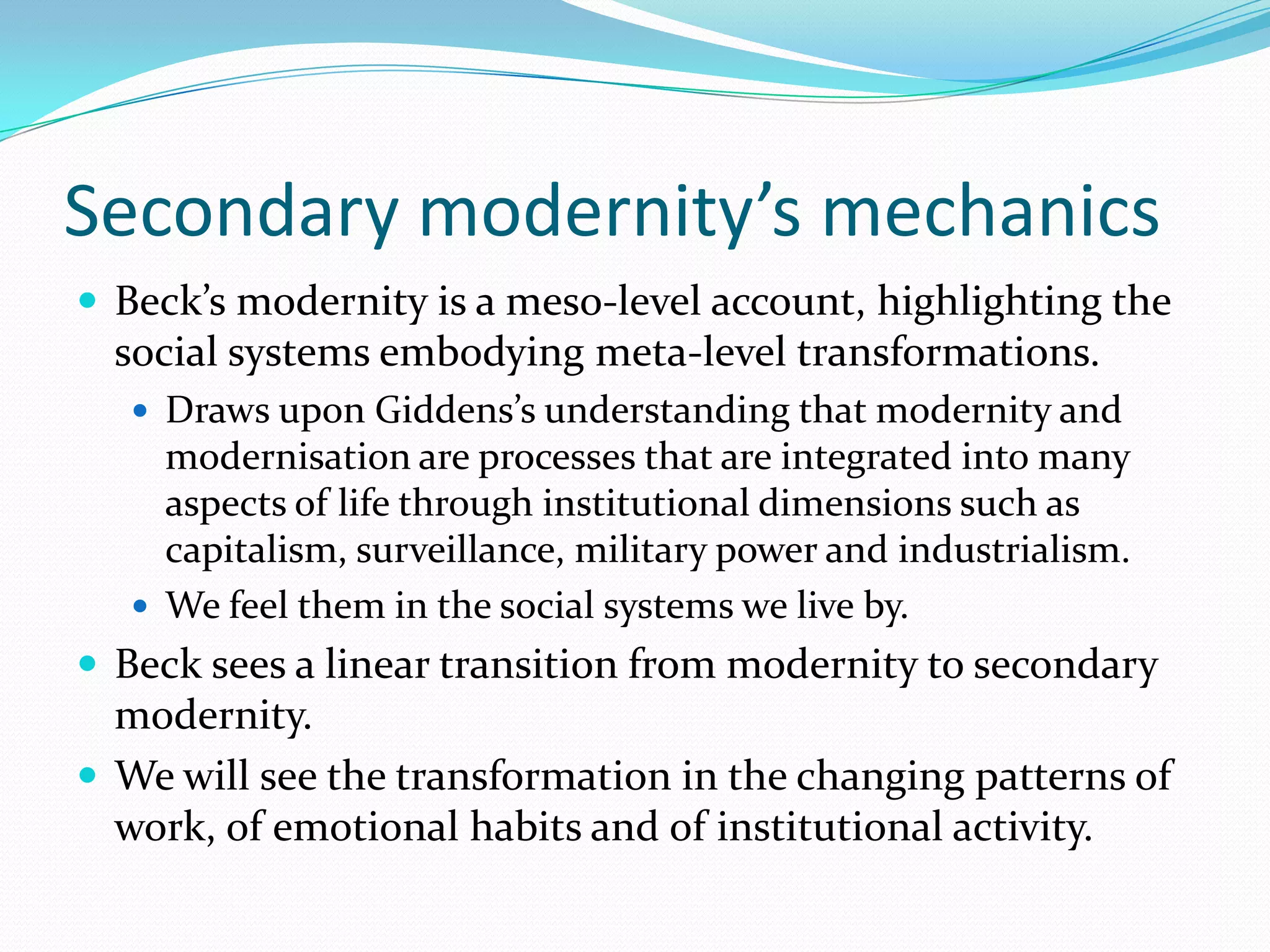 Varieties of capitalism, varieties of modernity | PPTX