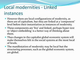 Varieties of capitalism, varieties of modernity | PPTX