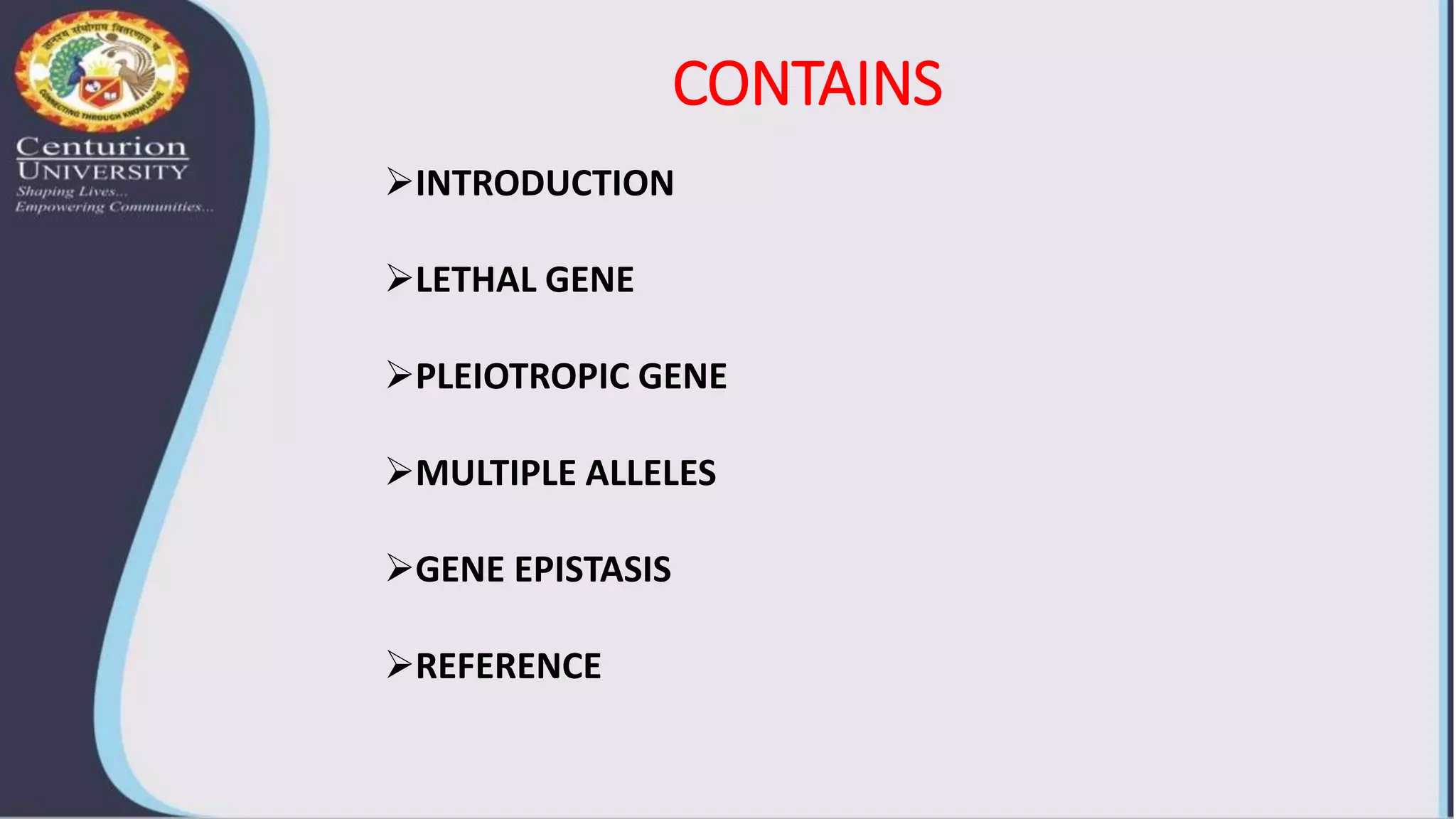 varieties of gene interaction(220705180035).pptx | Genetics | Science