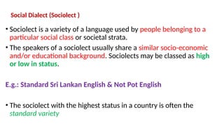 Varieties of Language in English Grammar.pptx