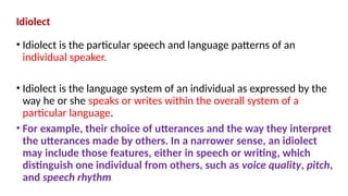 Varieties of Language in English Grammar.pptx