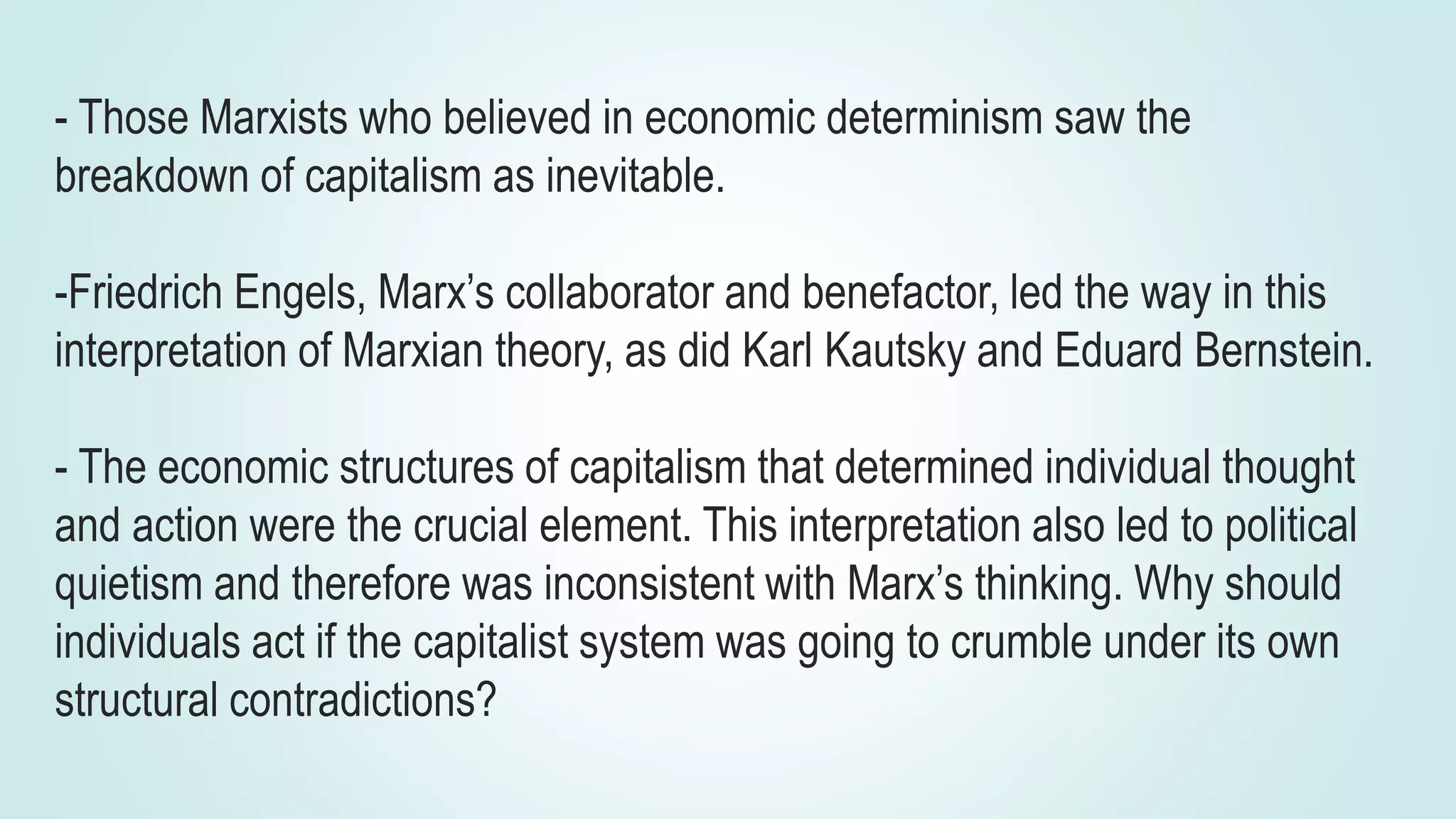 Varieties of neo marxian theory | PPTX