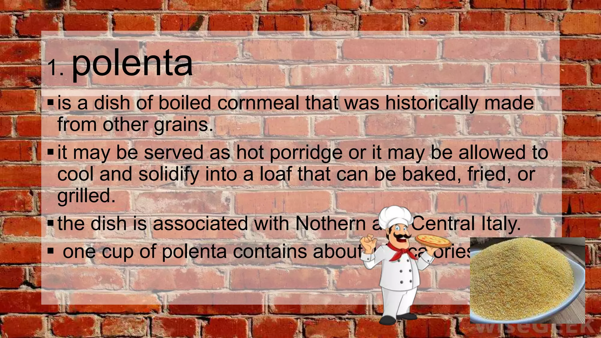 Varieties of pasta, GRAIN, AND FARINACEOUS DISHES | PPTX