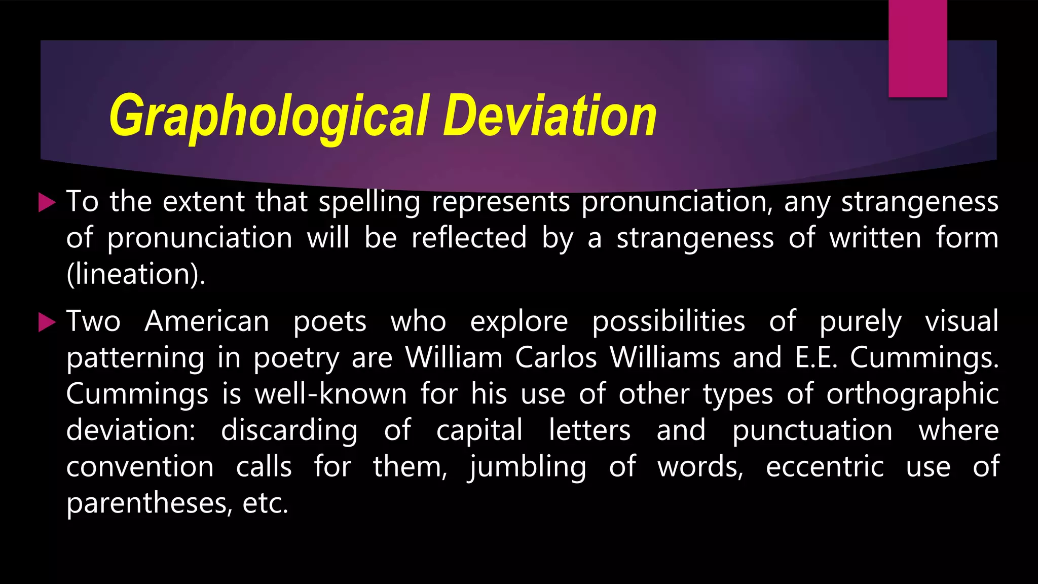 Varieties of poetic licence | PPTX