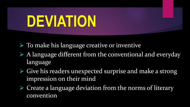 Varieties of poetic licence | PPTX