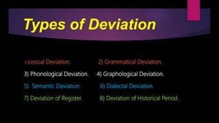 Varieties of poetic licence | PPTX