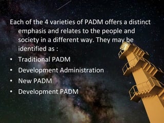 Varieties of Public AdministrationP | PPT