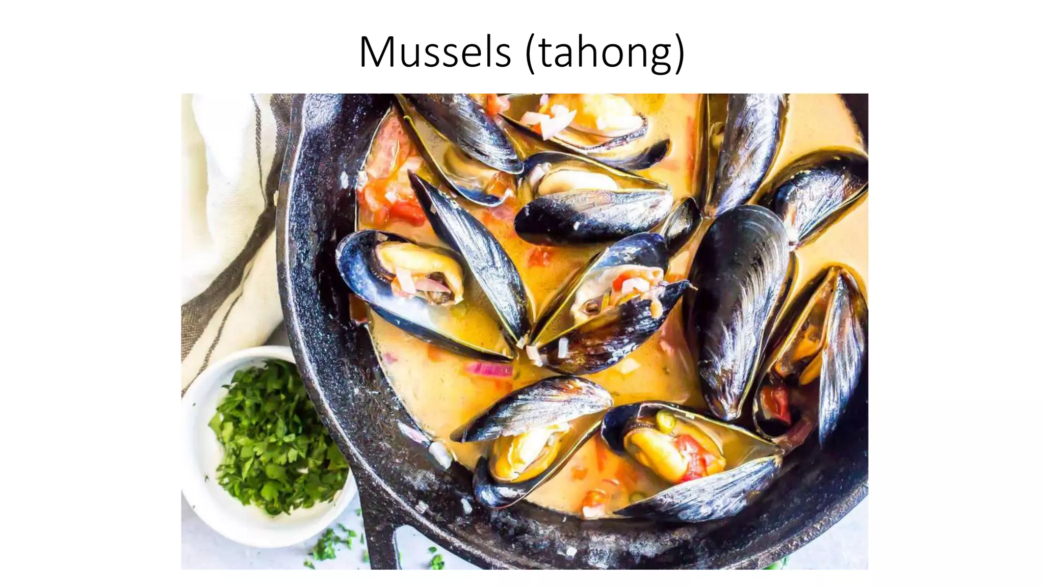 Varieties of seafood tle cookery grade 10 lesson | PPTX