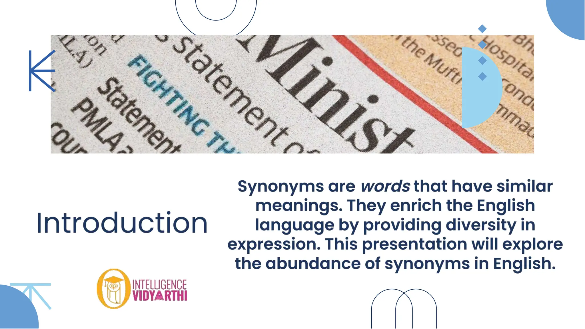 Varieties of synonyms in the english language | PPT