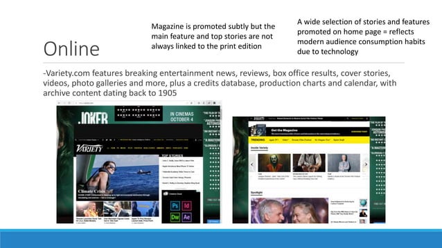 Variety magazine nea | PPTX