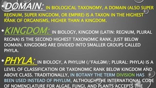 Variety of life, Binomial Nomenclature | PPTX