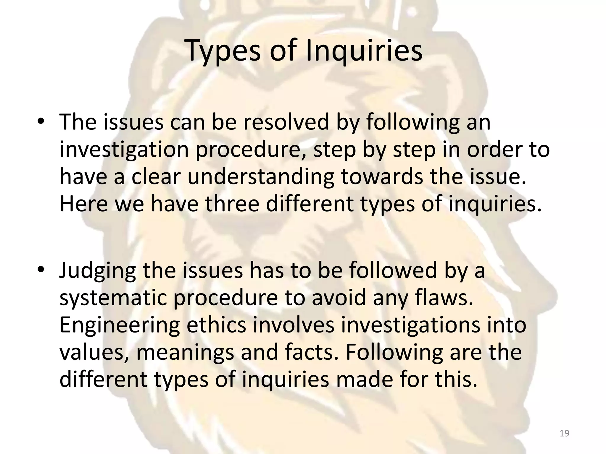 Variety of moral issues | PPTX