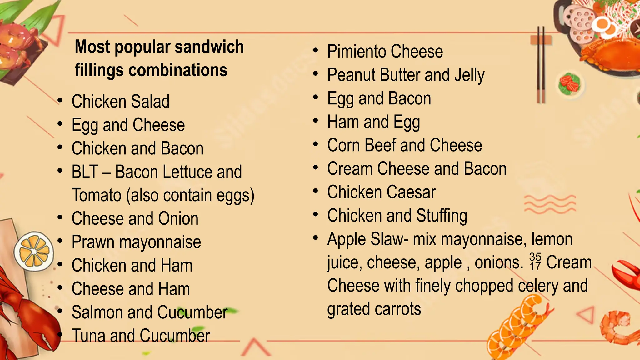 GRADE 9 VARIETY OF SANDWICHES PPT.pptx