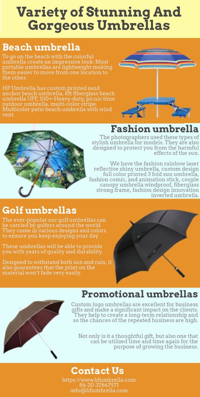 Variety of stunning and gorgeous umbrellas | PDF