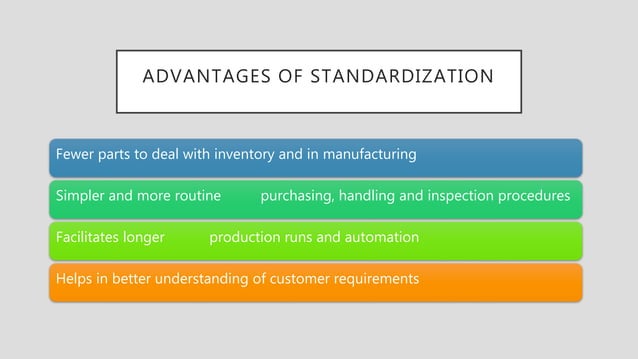Variety reduction and standardization | PPTX