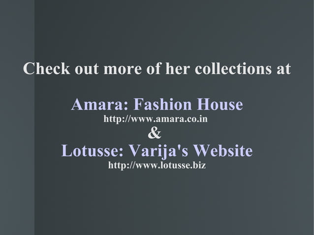 Varija Bajaj Creations | PPT