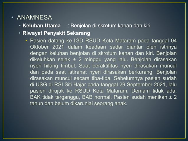 Varikokel bilateral | PPTX