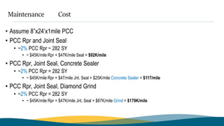 PCC Pavement: Repair vs. Overlay vs. Reconstruction | PPTX
