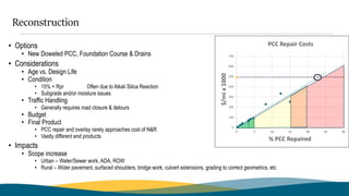 PCC Pavement: Repair vs. Overlay vs. Reconstruction | PPTX