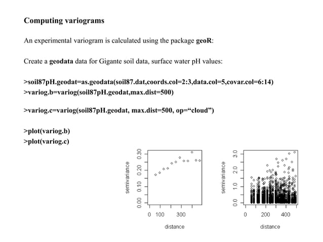 Variogram C9.ppt | Physics | Science