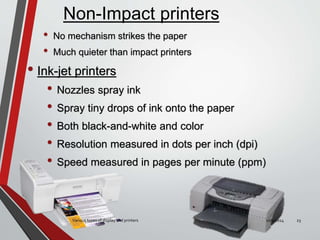 Variosdisplaydevicesandprinters by sandy rathod | PPTX