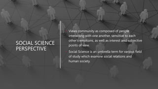 VARIOUS-PERSPECTIVE-IN-THE-COMMUNITY-2.pptx | Science