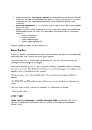 Various type of register | PDF