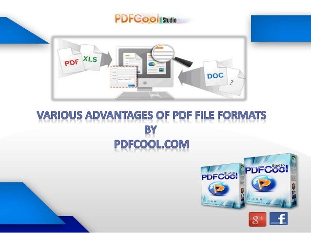 Various advantages of pdf file formats