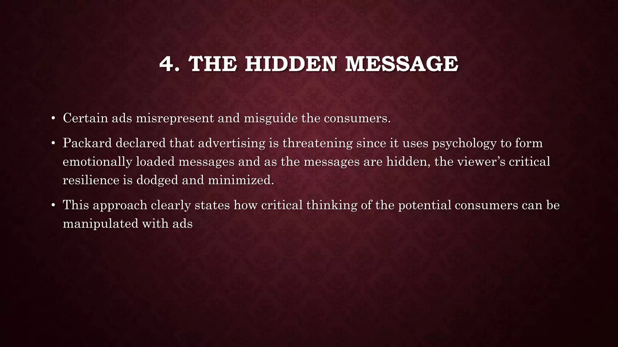 Various advertising Theories | PPTX