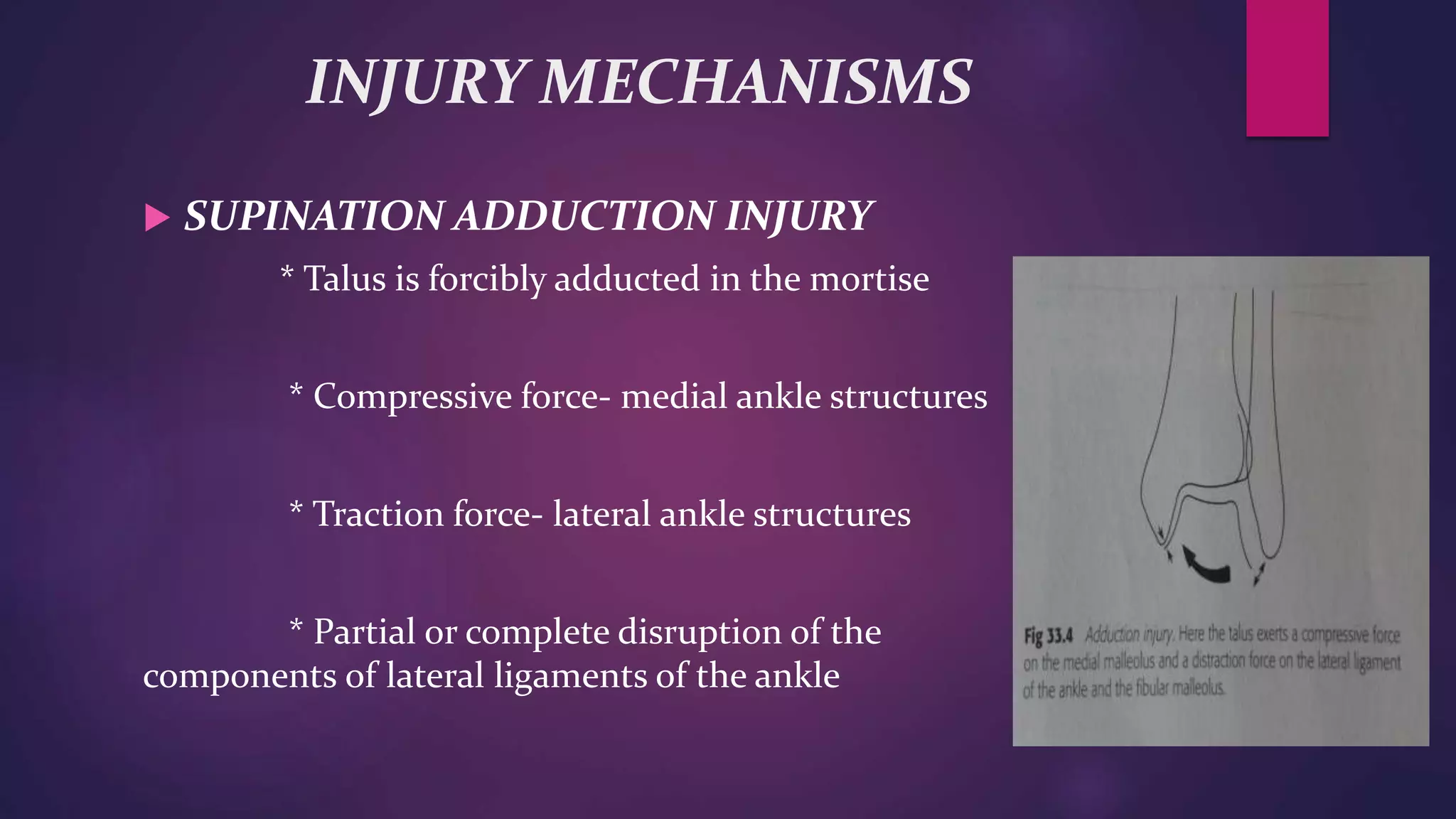 Various ankle injuries and it’s management | PPTX