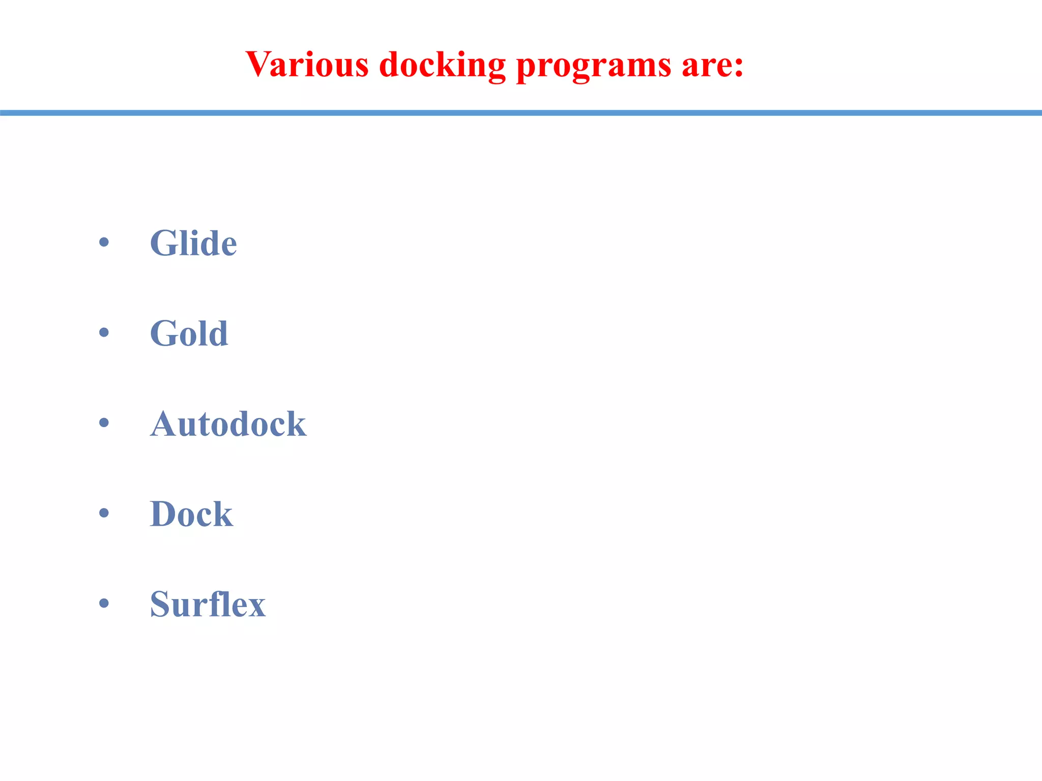 various approaches in drug design and molecular docking.pptx