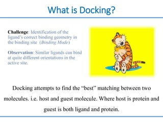 various approaches in drug design and molecular docking.pptx