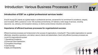 Various buisness process in Ernst and young | PDF