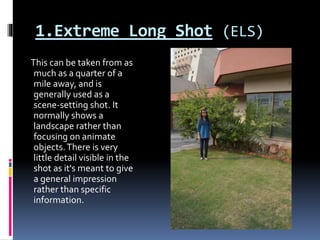 Various camera shots | PPT