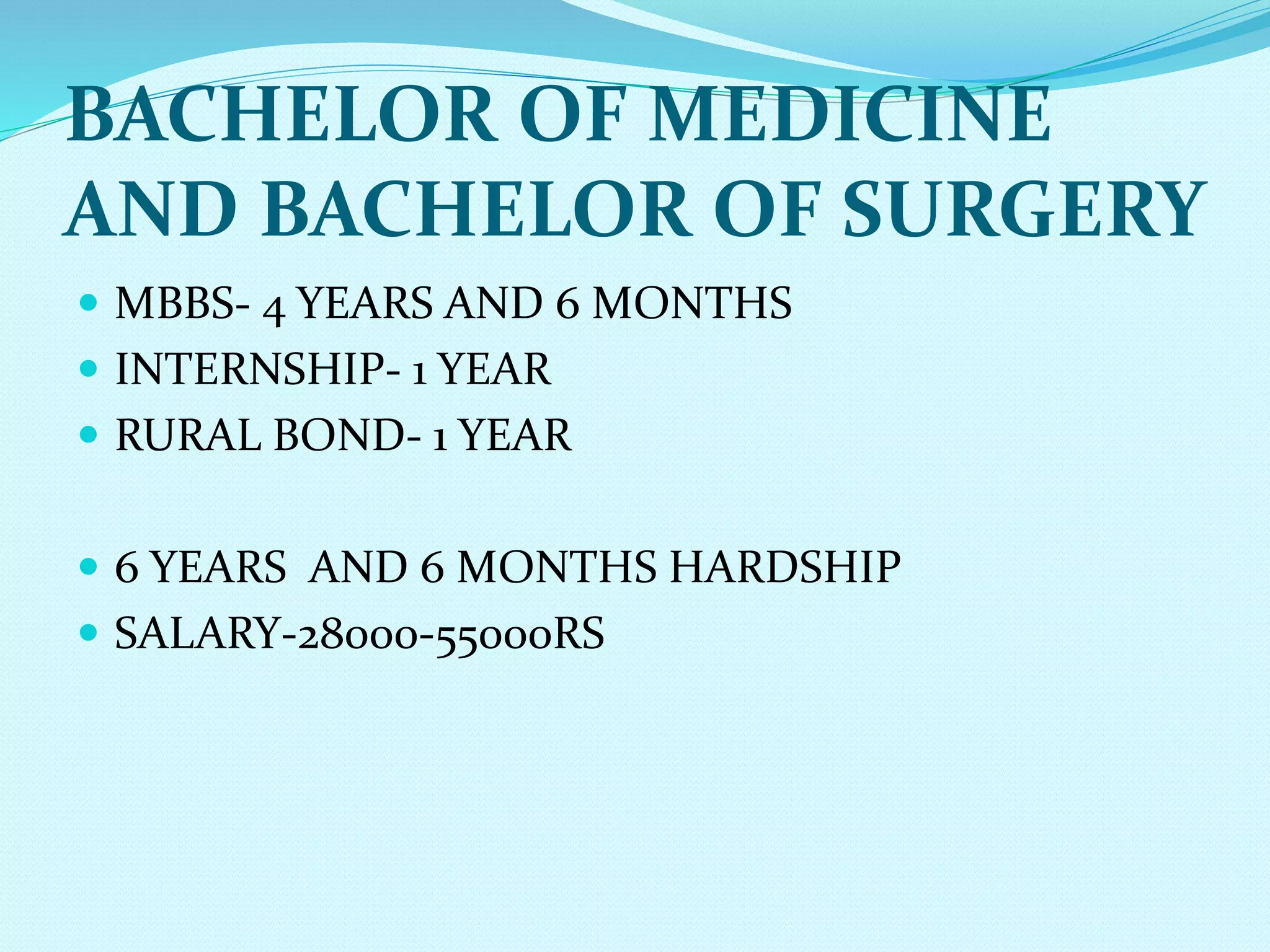 Various career pathway for mbbs Students Foundation Course | PPTX