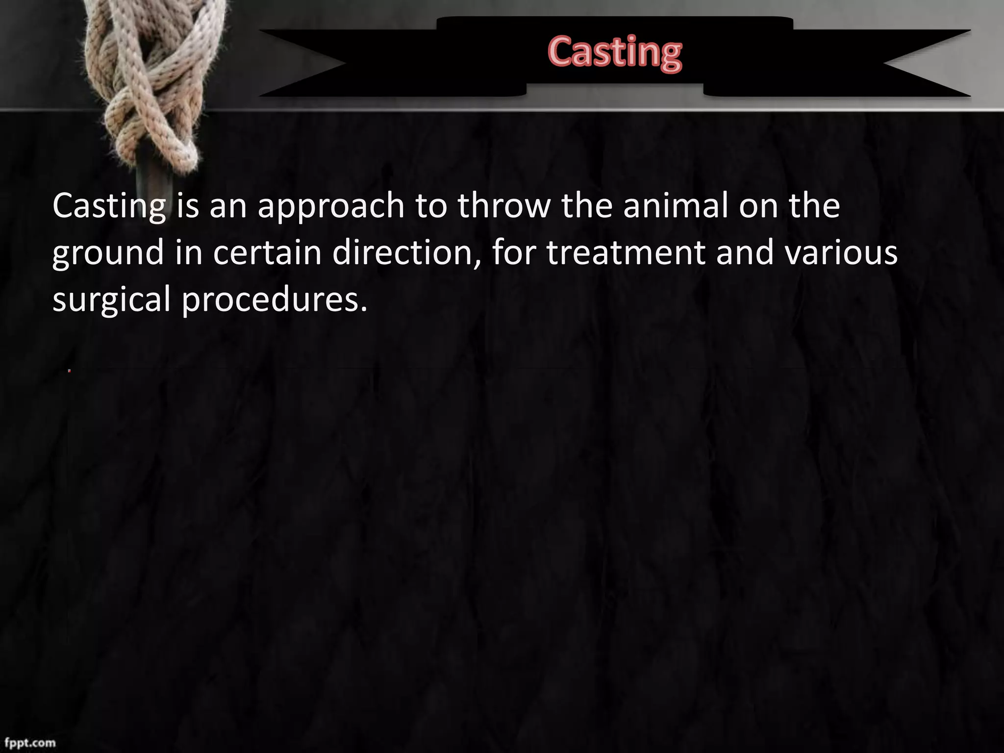 Various Casting Techniques | PPTX