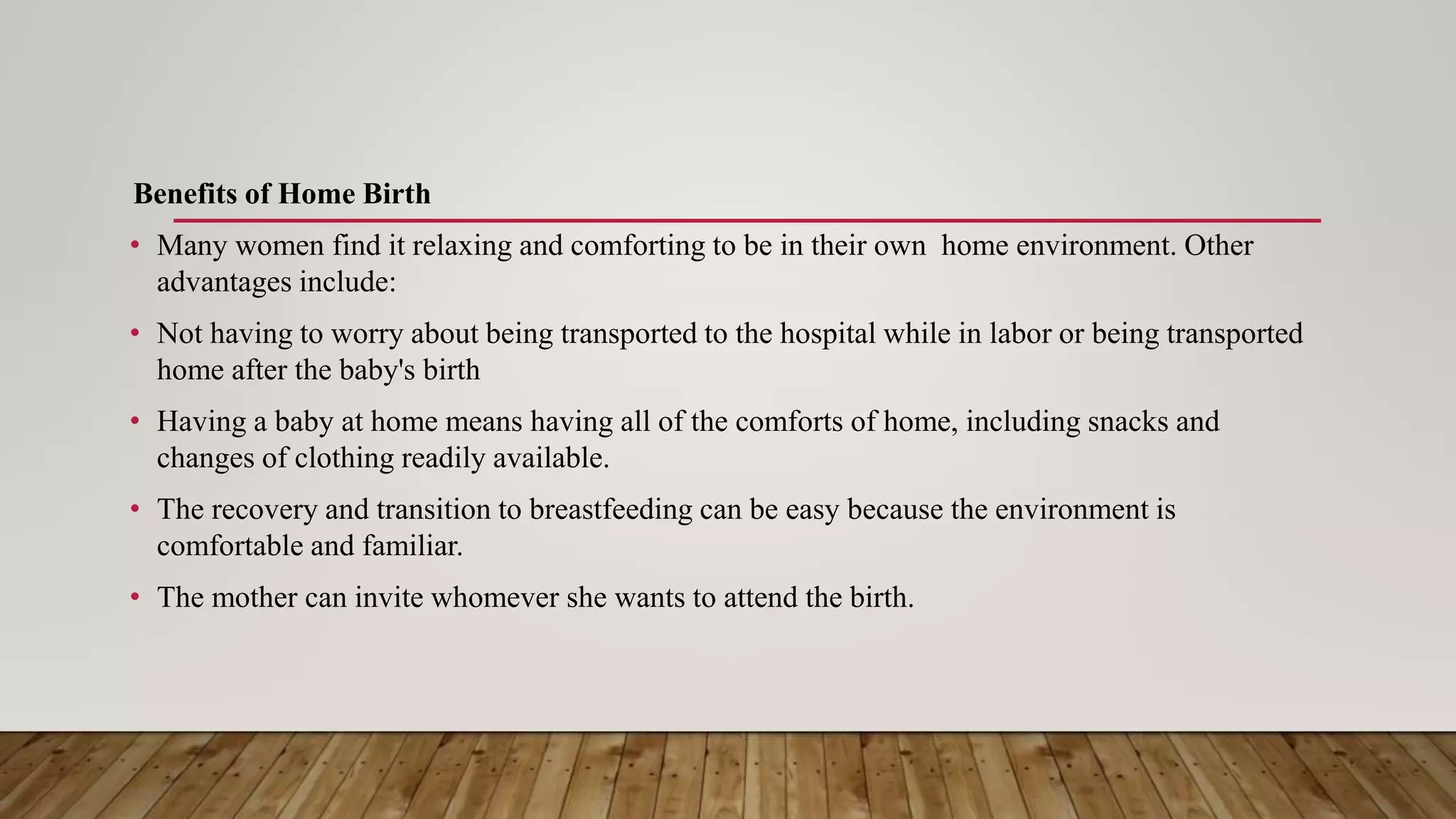 Various child birth practices | PPTX