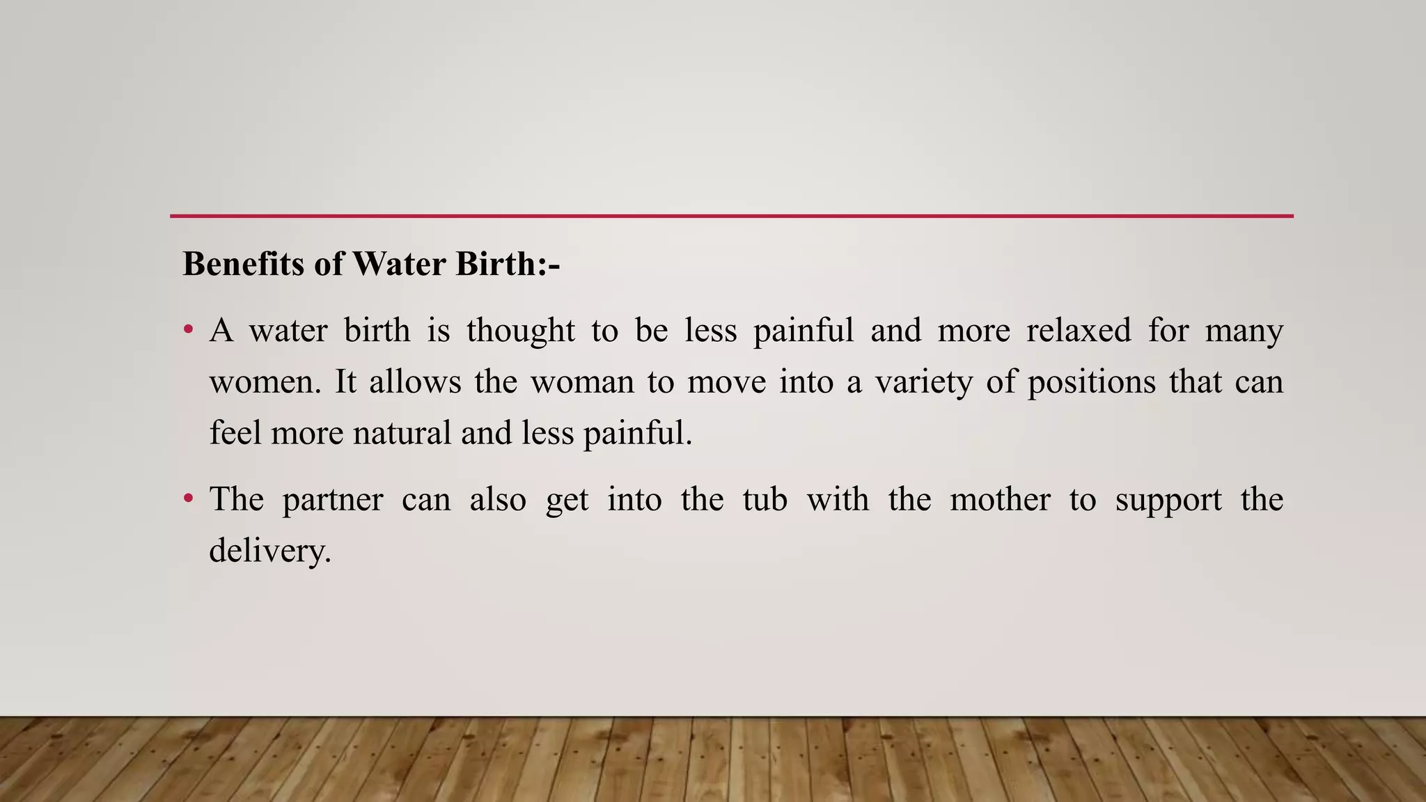 Various child birth practices | PPTX